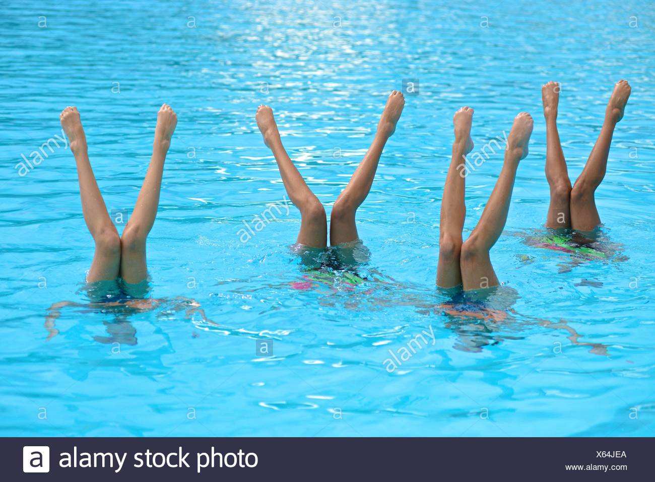 Synchronized Swimming Underwater Stock Photos & Synchronized Swimming ...