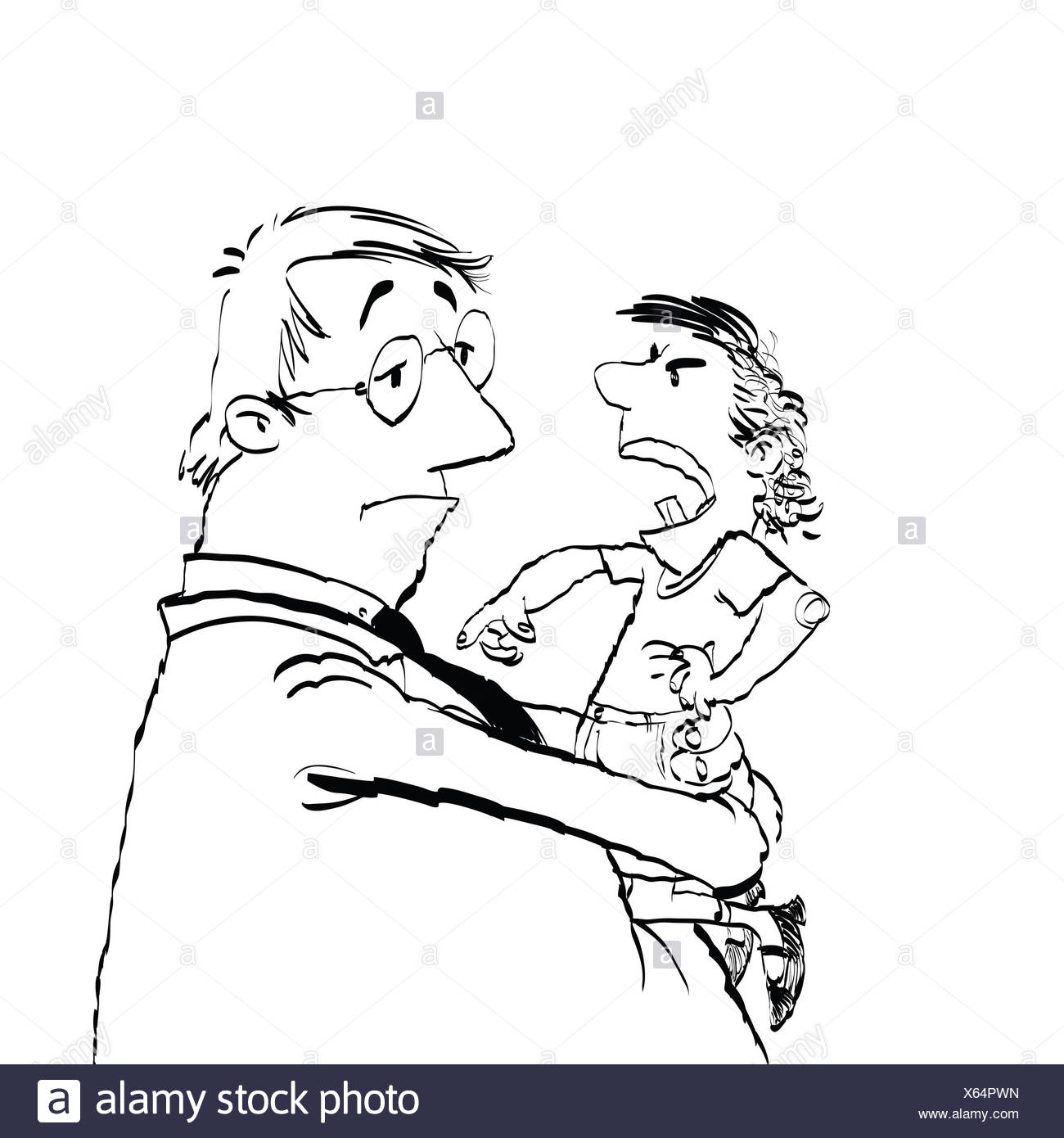 Cartoon Angry Dad Stock Photos & Cartoon Angry Dad Stock Images - Alamy