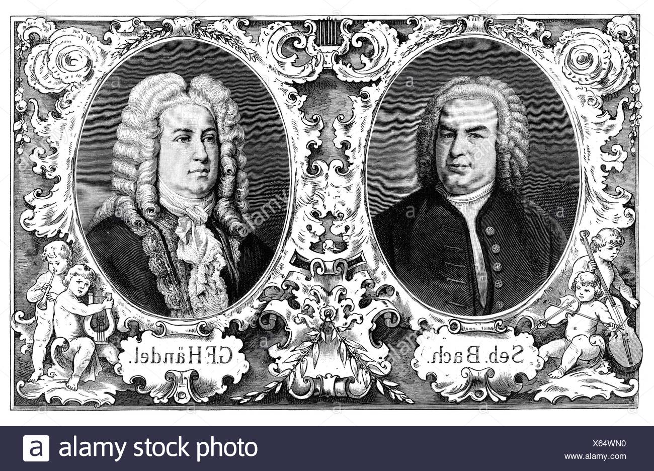 German Baroque Composer Engraving High Resolution Stock Photography and ...