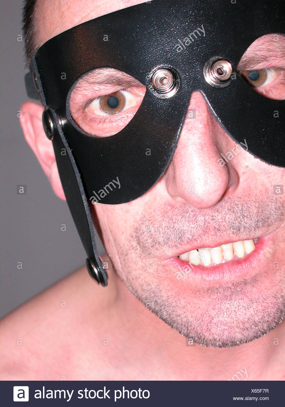 Leather Mask High Resolution Stock Photography and Images - Alamy