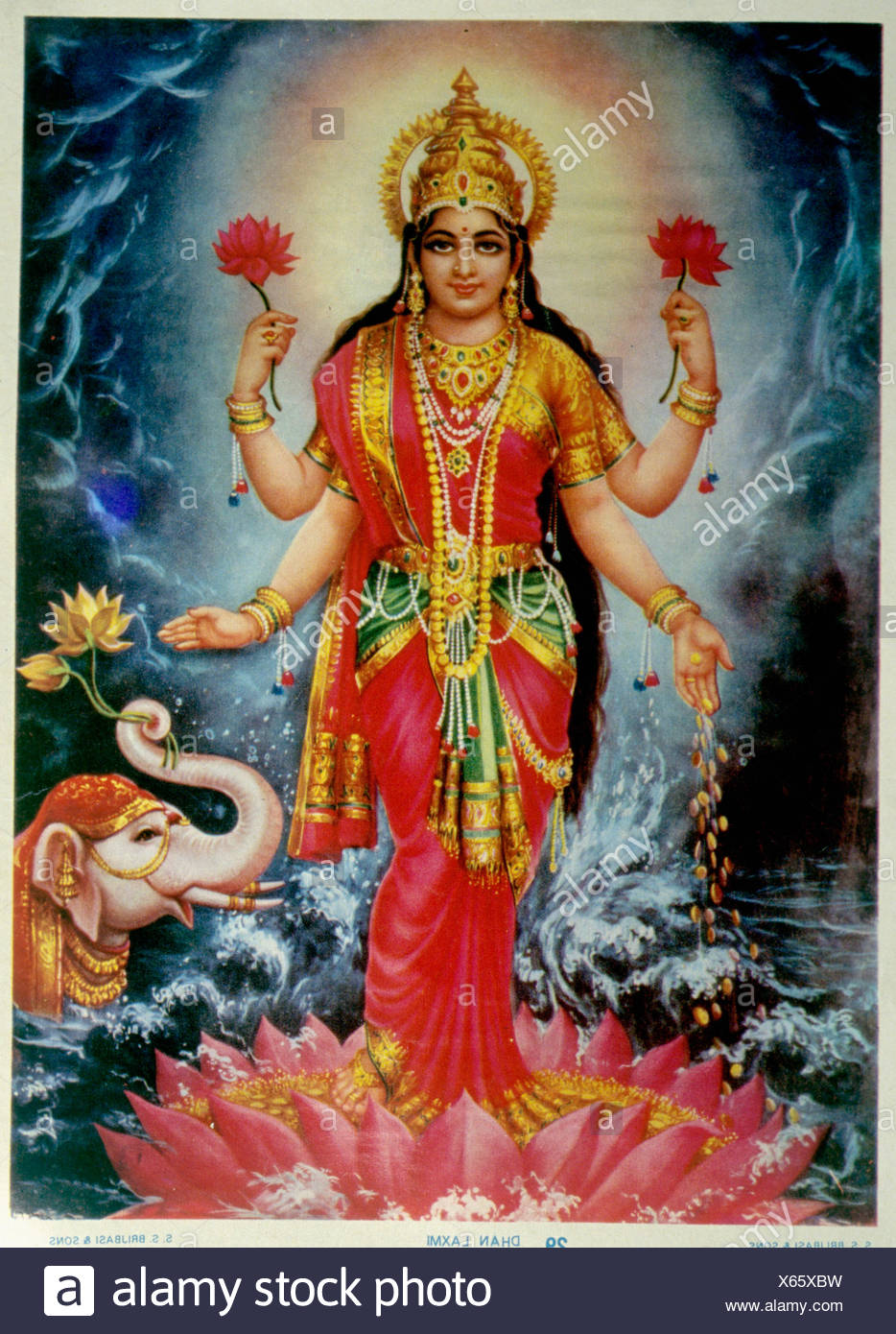 Laxmi Goddess High Resolution Stock Photography and Images - Alamy