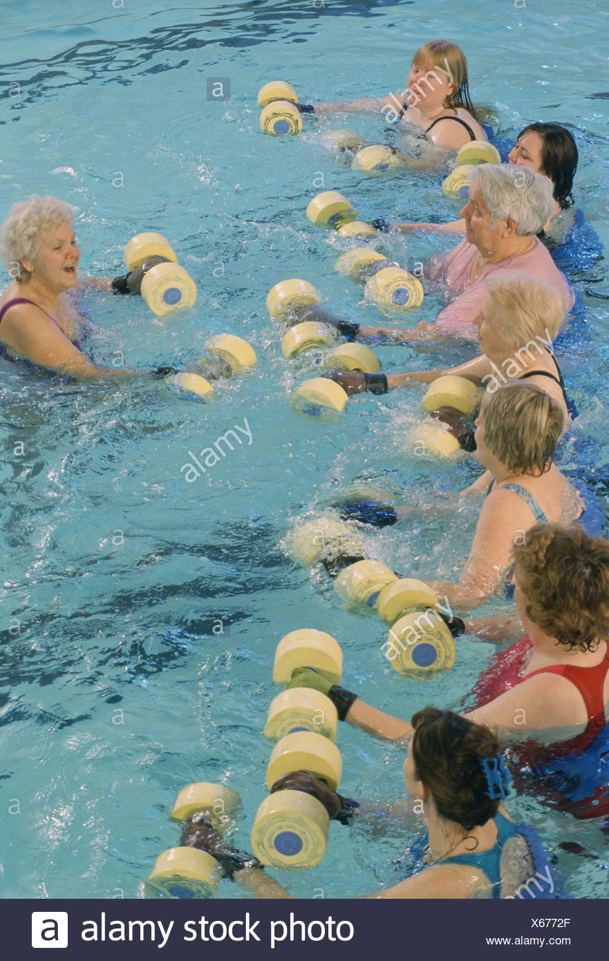 Senior Citizens Swimming High Resolution Stock Photography and Images ...