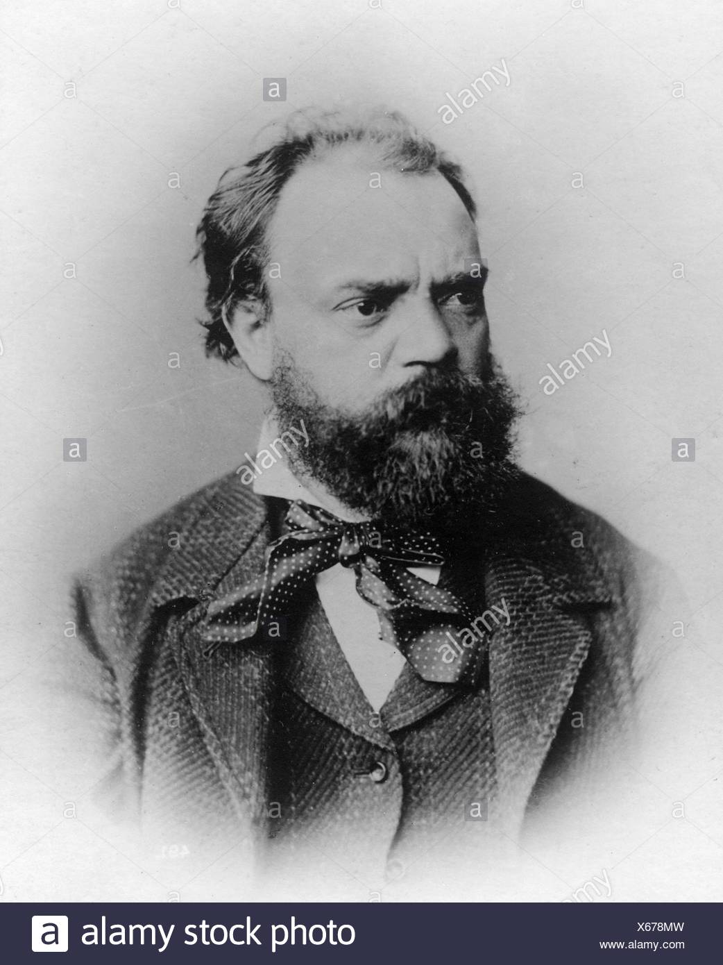 Antonin Dvorak Czech Composer 1841 1904 High Resolution Stock ...