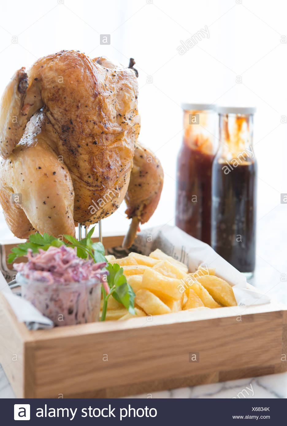 Chicken And Chips Stock Photos & Chicken And Chips Stock Images - Alamy