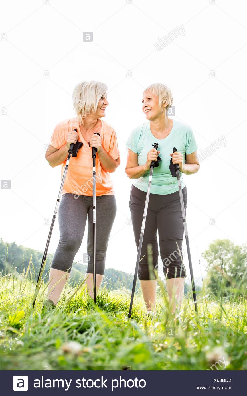Mature Women Walking Exercise High Resolution Stock Photography and ...