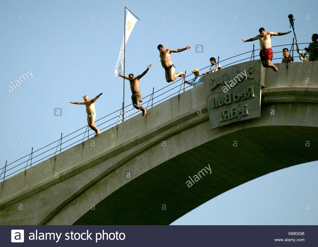 Mostar Bridge Jumping Stock Photos & Mostar Bridge Jumping Stock Images ...