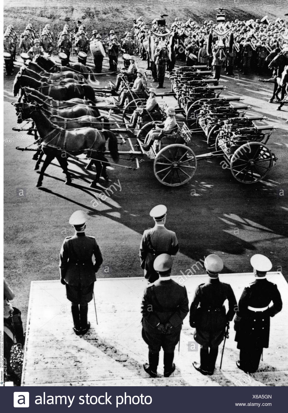 Adolf Hitler During The Parade Of The Wehrmacht Stock Photos & Adolf ...