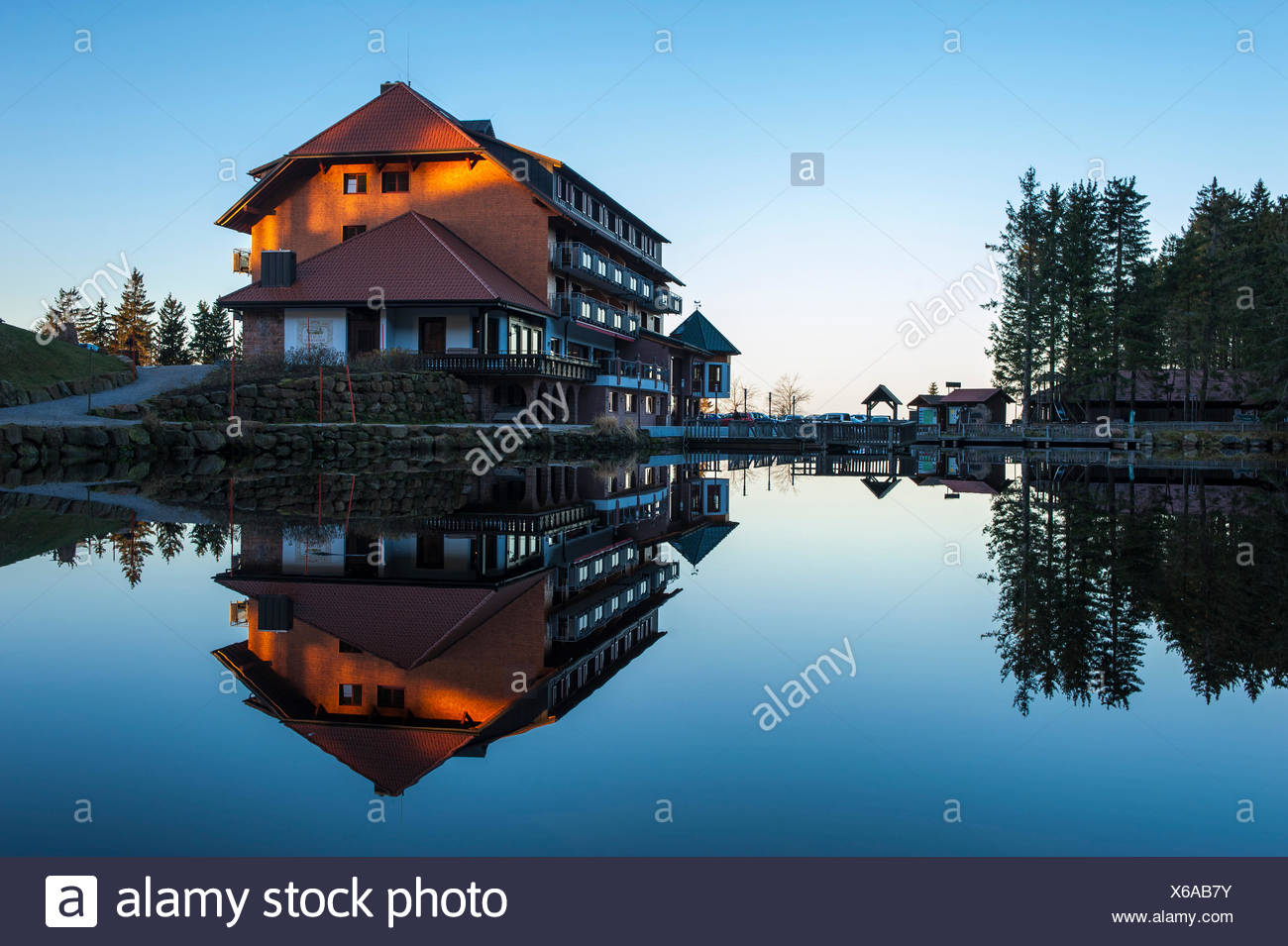 Mummelsee Berg Hotel Seebach High Resolution Stock Photography and ...