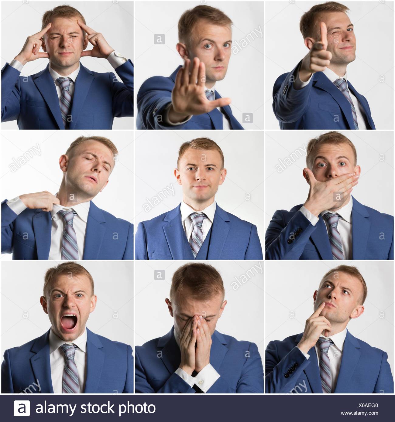 Expressions Collage High Resolution Stock Photography and Images - Alamy