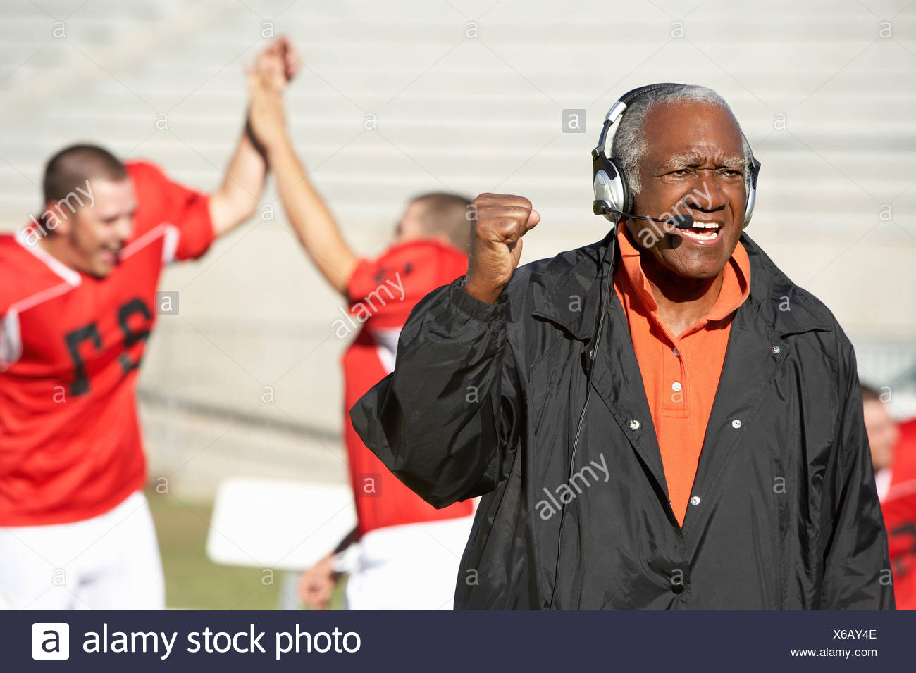 African American Football Coach Stock Photos & African American ...