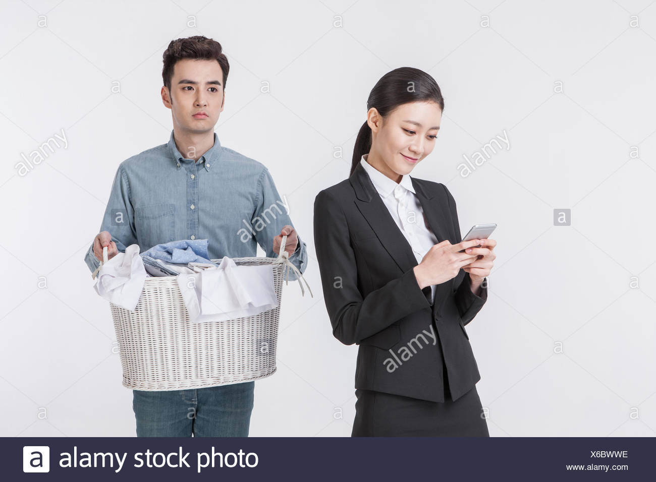 Role Reversal Couple Stock Photos & Role Reversal Couple Stock Images ...