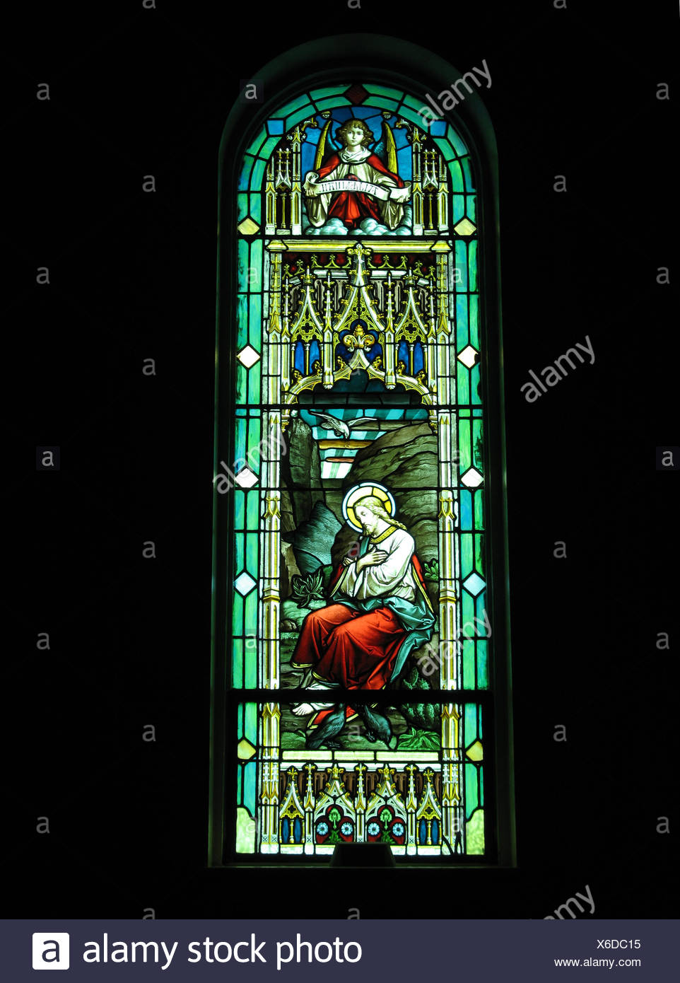 Stained Glass Window Holy Spirit High Resolution Stock Photography and ...