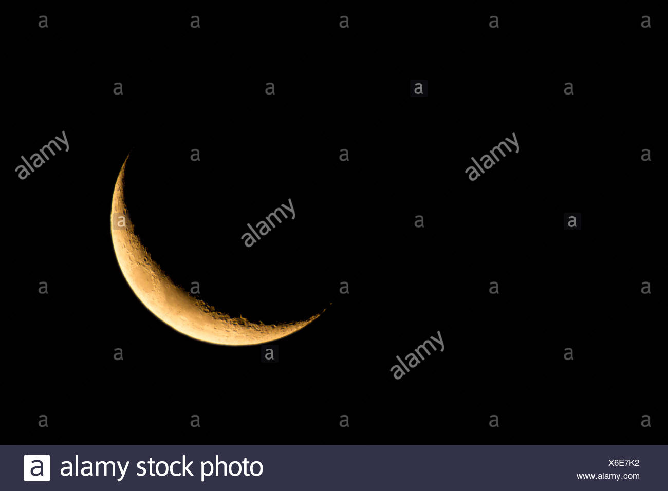 Waxing Quarter Moon High Resolution Stock Photography and Images - Alamy