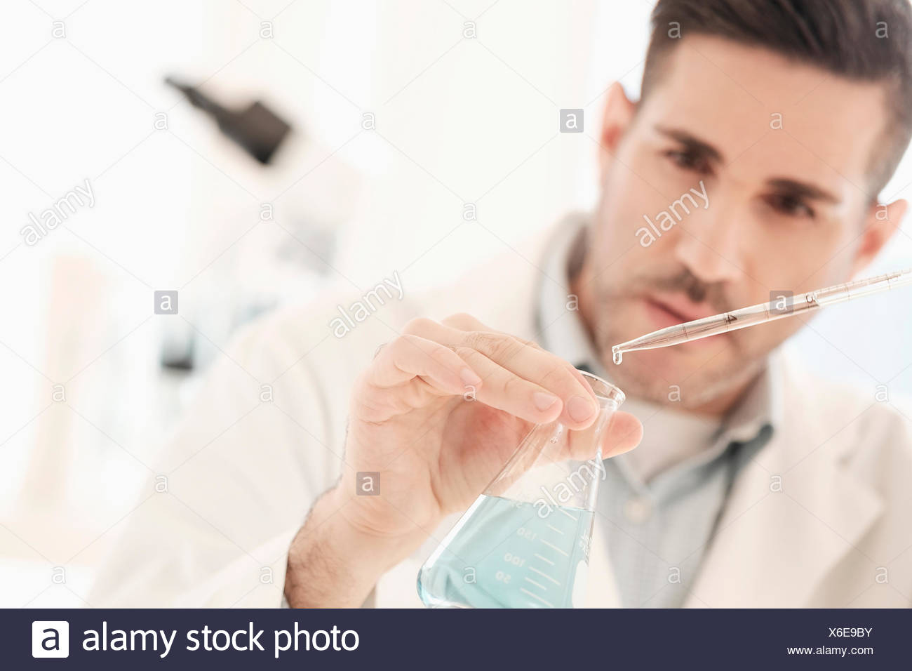 Conical Flask And Pipette Stock Photos & Conical Flask And Pipette ...