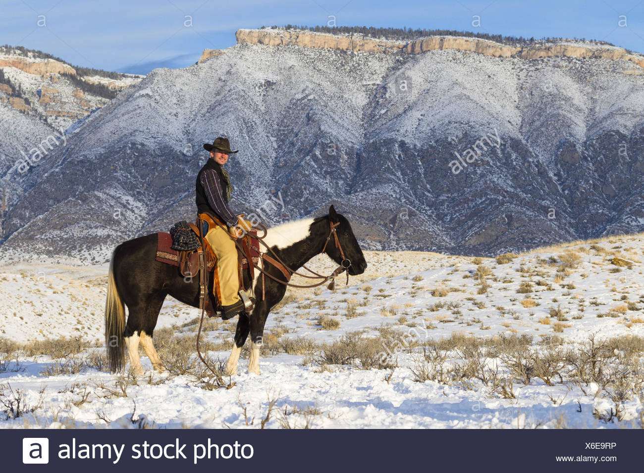Cowboy Snow Stock Photos & Cowboy Snow Stock Images - Alamy