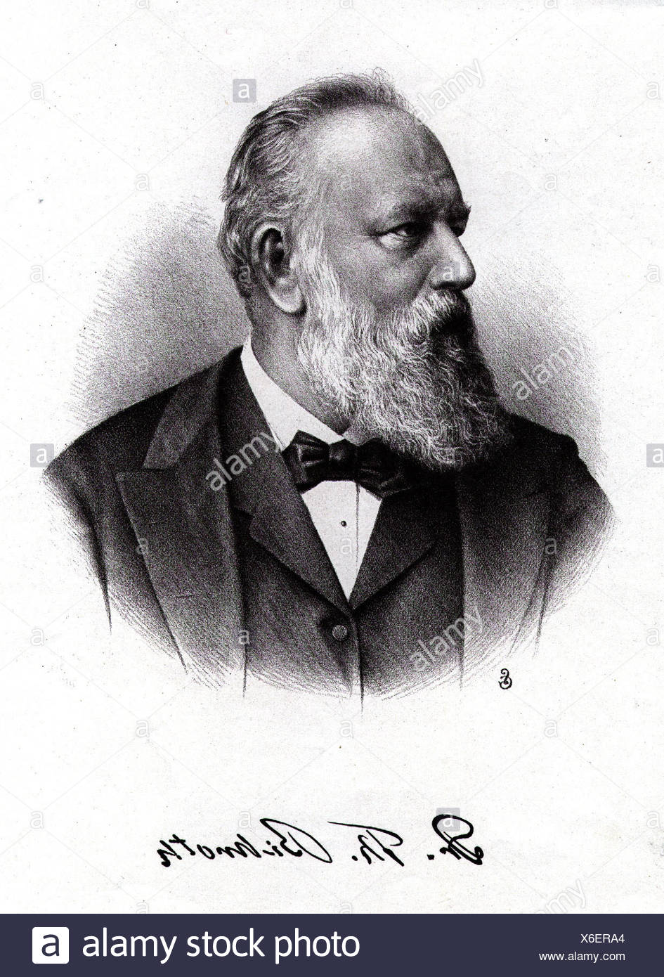 Theodor Billroth 1829 1894 Stock Photos & Theodor Billroth 1829 1894 ...