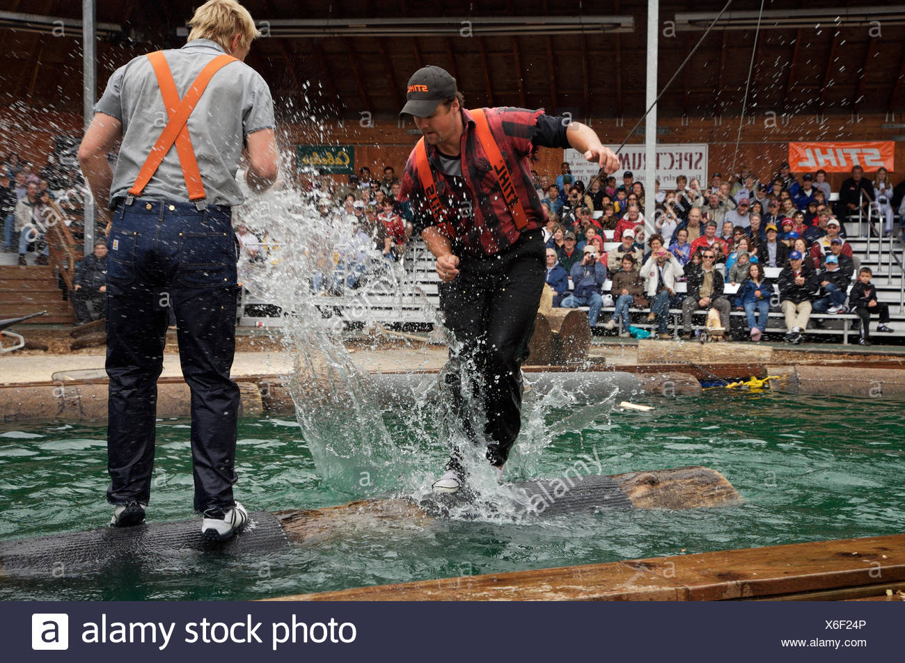 Log Rolling Competition High Resolution Stock Photography and Images ...