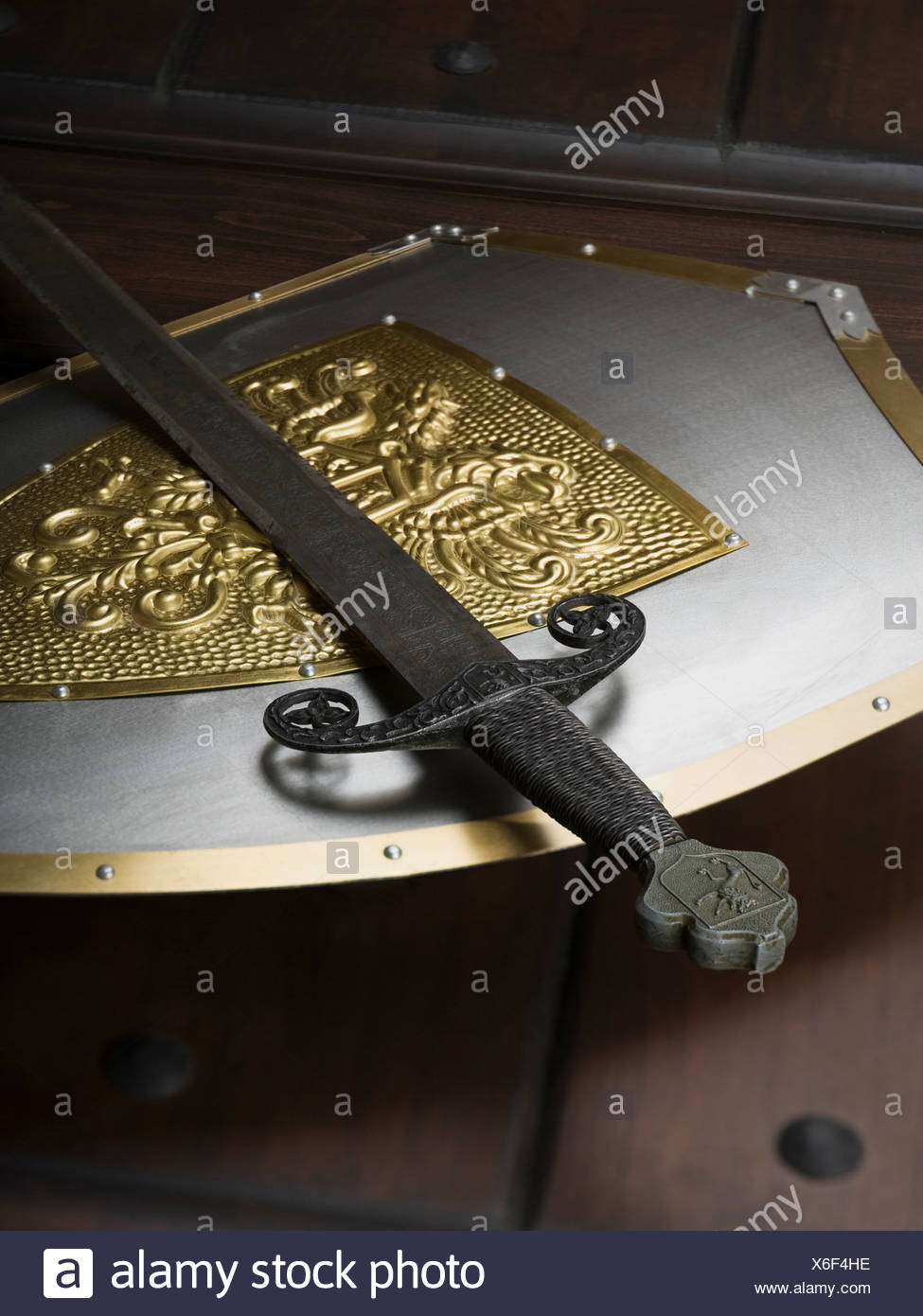 Sword And Shield High Resolution Stock Photography and Images - Alamy