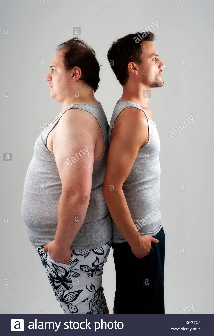 Fat Man Fit High Resolution Stock Photography and Images - Alamy