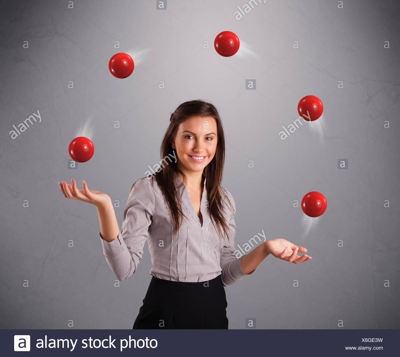 Woman Juggling Balls High Resolution Stock Photography and Images - Alamy