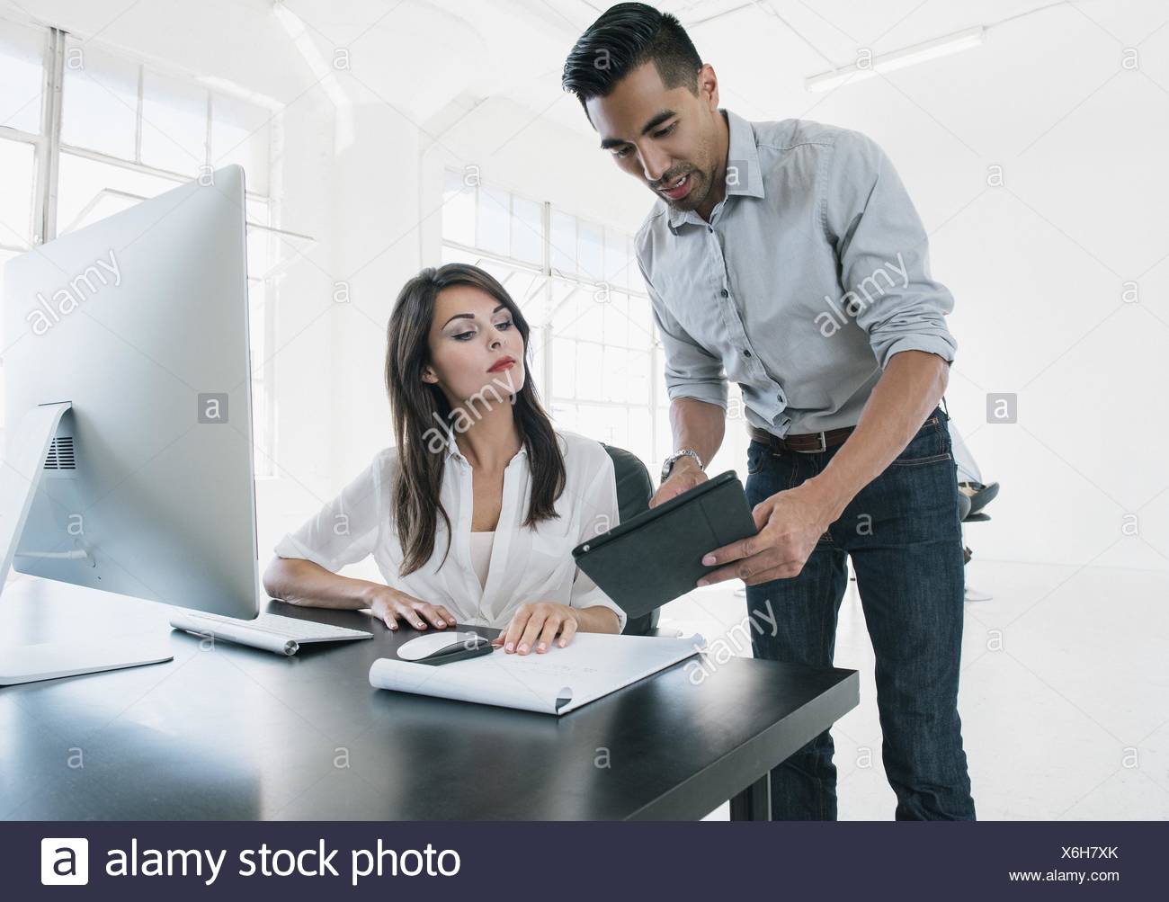 Office People Working On Computers