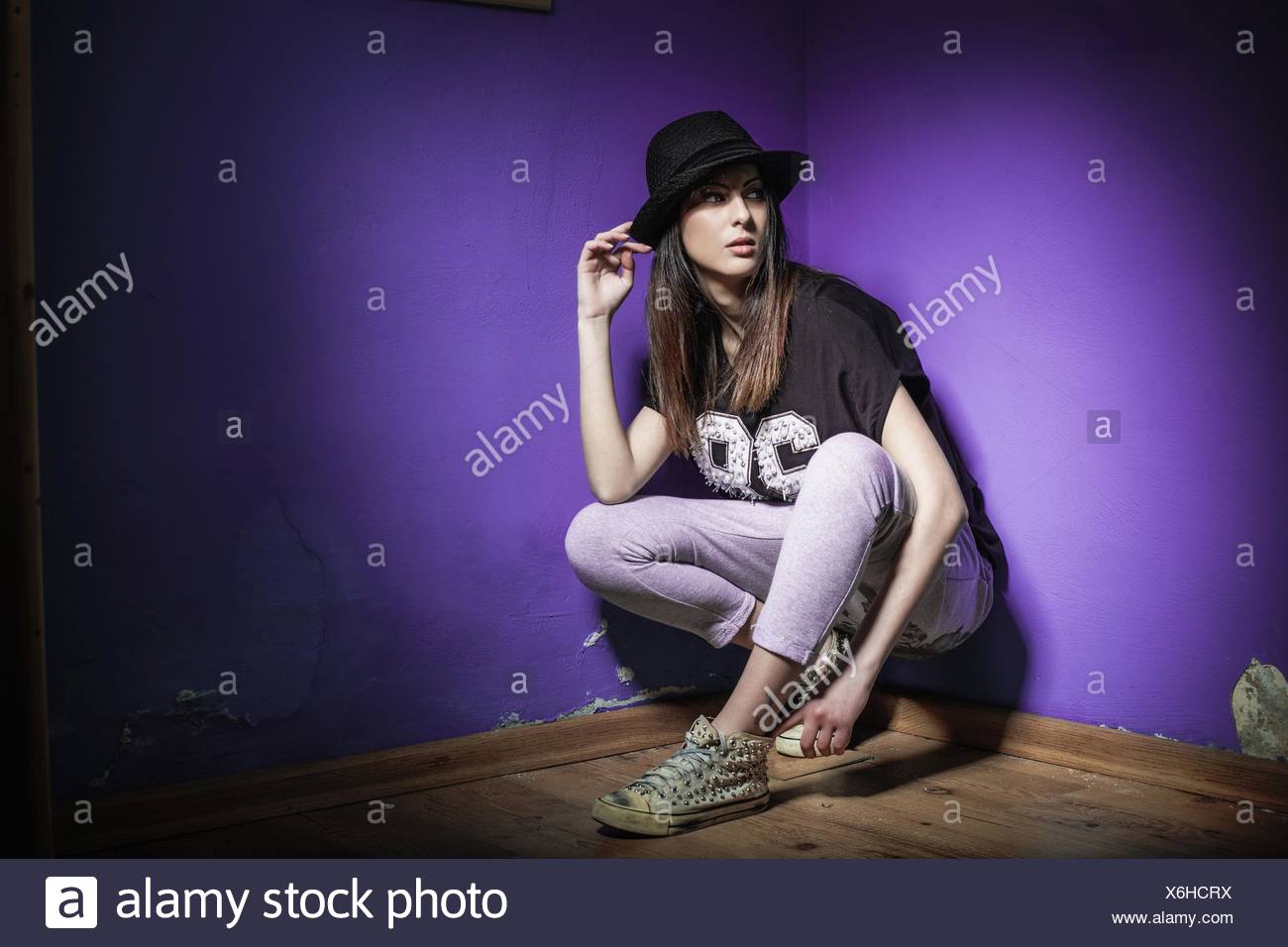 Teenager And Corner High Resolution Stock Photography and Images - Alamy