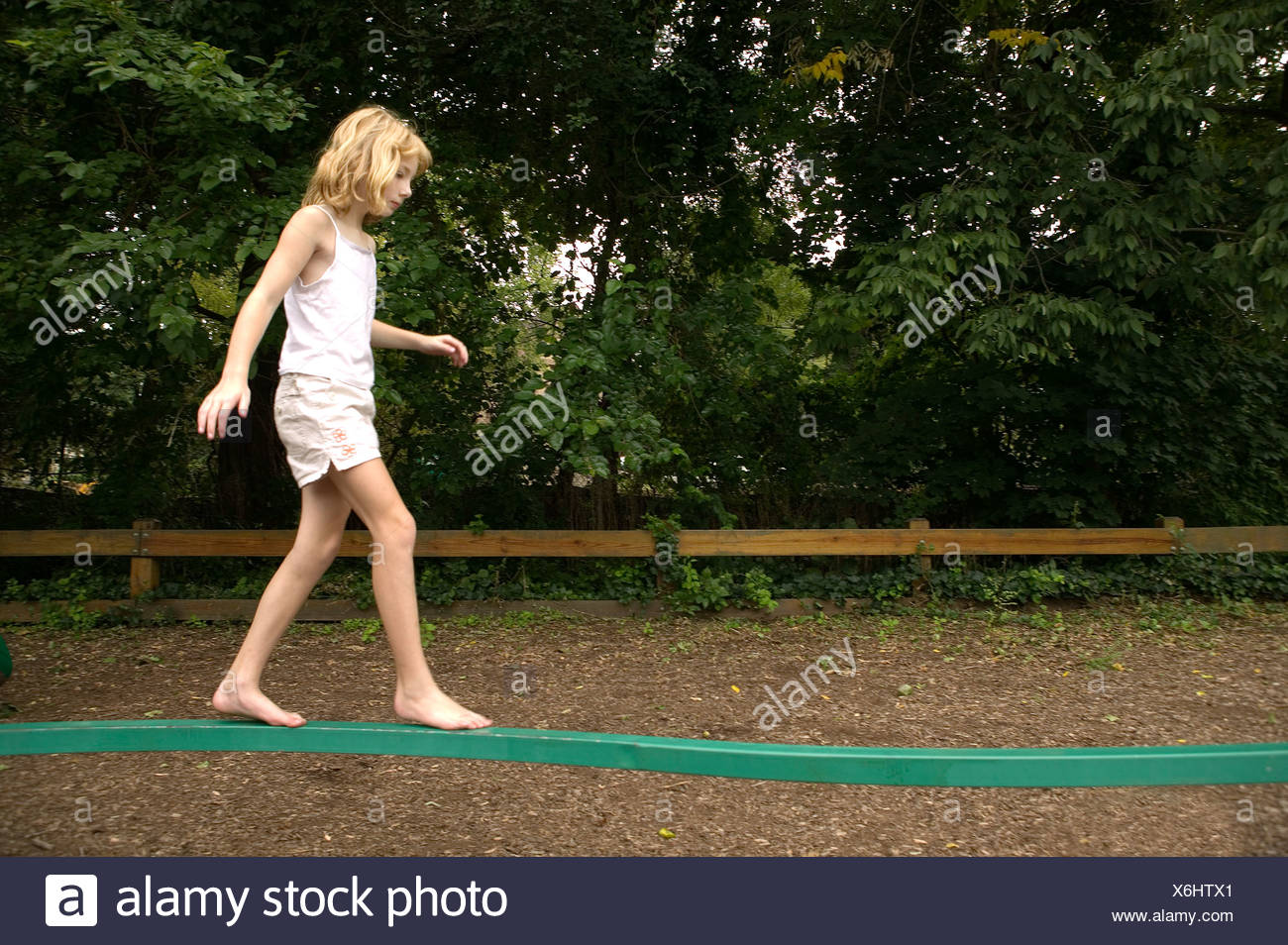 Balance Beam Playground Stock Photos & Balance Beam Playground Stock ...