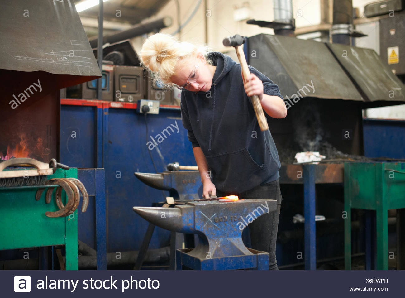 Female Blacksmith High Resolution Stock Photography and Images - Alamy