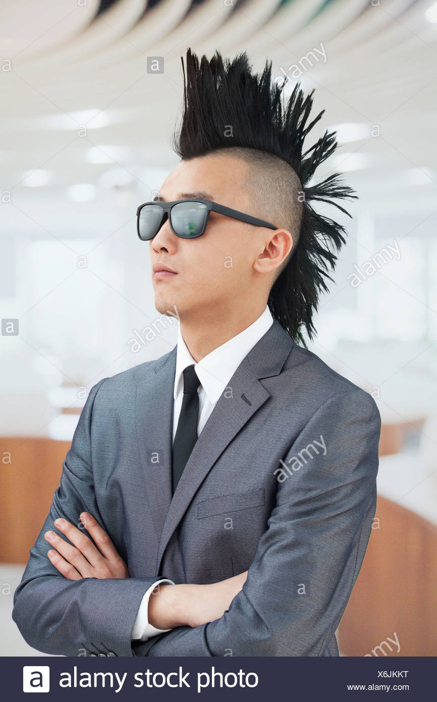 Mohawk Hair Man High Resolution Stock Photography and Images - Alamy