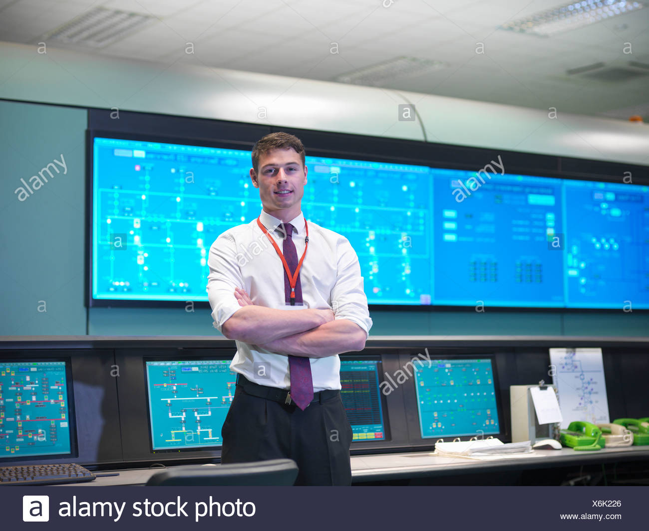 Operator Control Room High Resolution Stock Photography and Images - Alamy