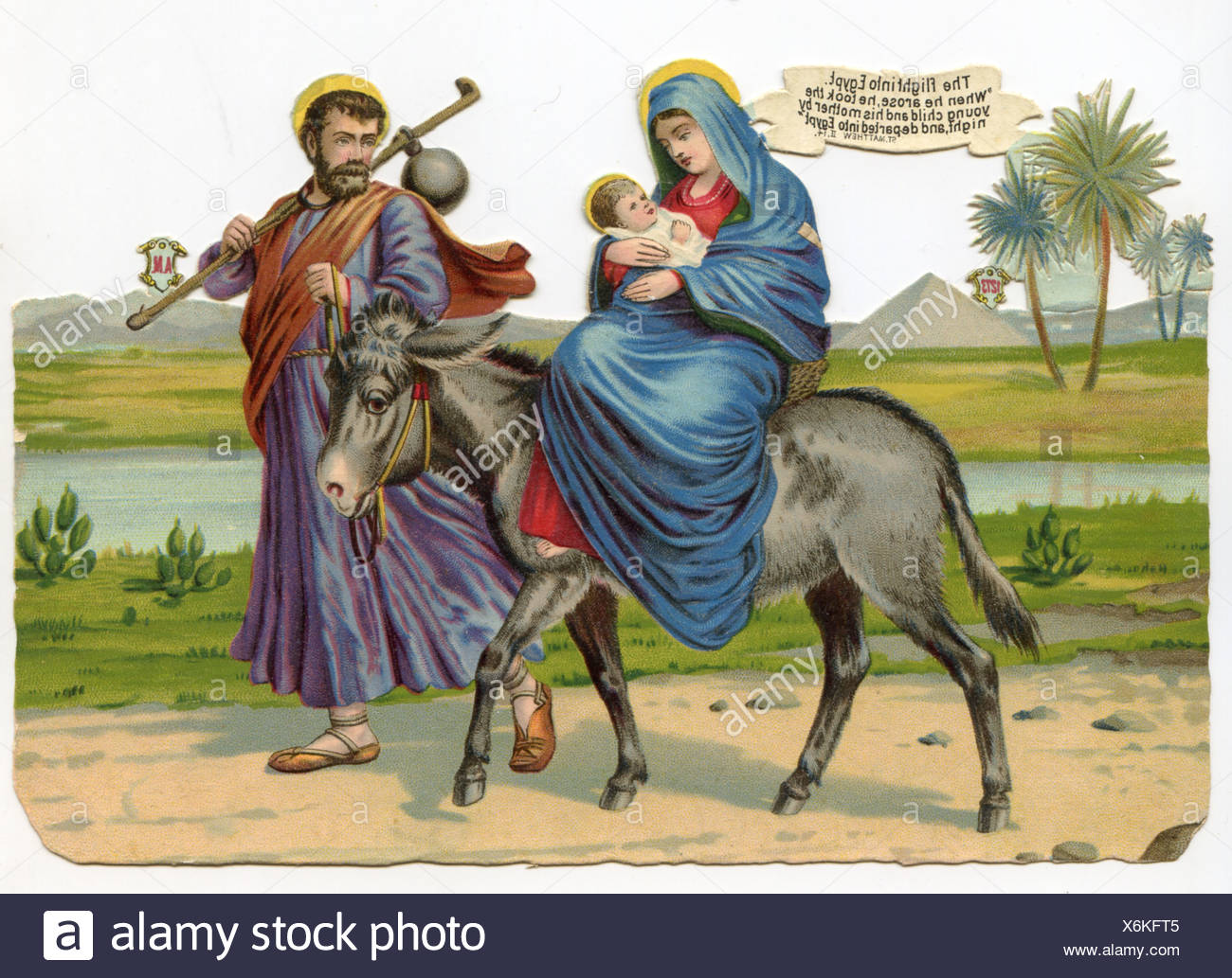Nativity And The Flight Into Egypt High Resolution Stock Photography ...