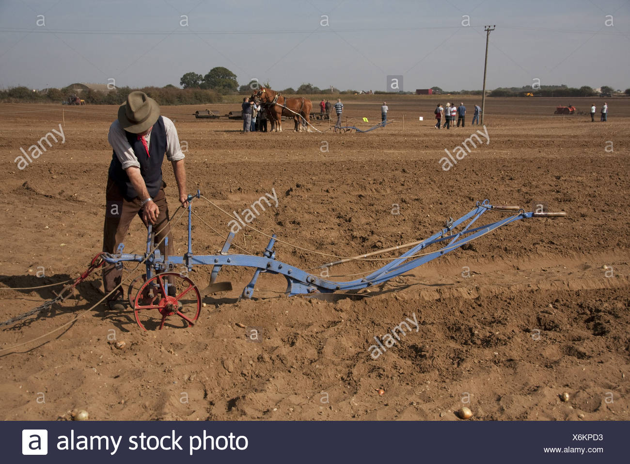 Horse Drawn Plough Stock Photos & Horse Drawn Plough Stock Images - Alamy