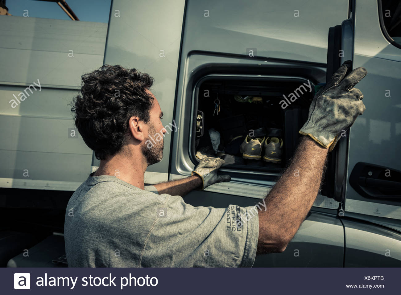 Truck And Driver High Resolution Stock Photography and Images - Alamy