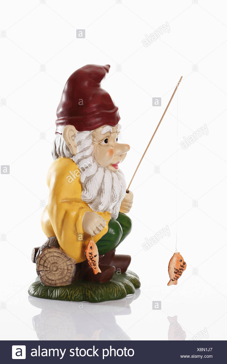 Gnome Fishing High Resolution Stock Photography and Images - Alamy
