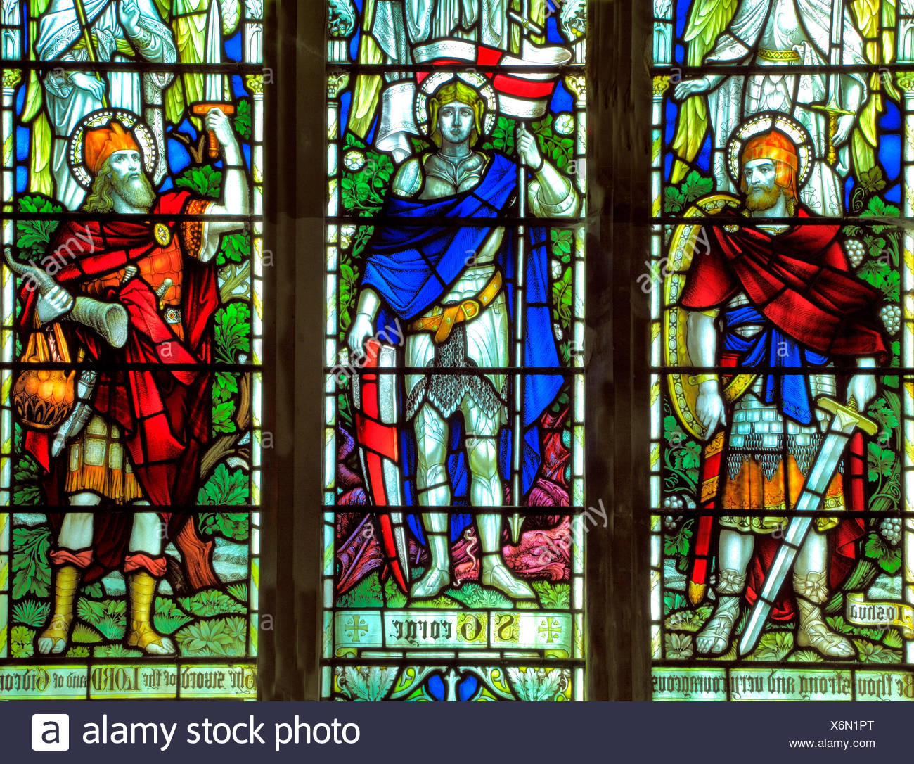 Stained Glass Of St George High Resolution Stock Photography and Images ...