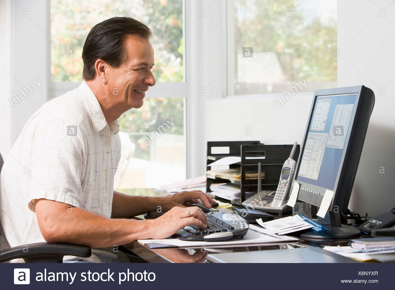 Computer Workstation Home High Resolution Stock Photography and Images ...