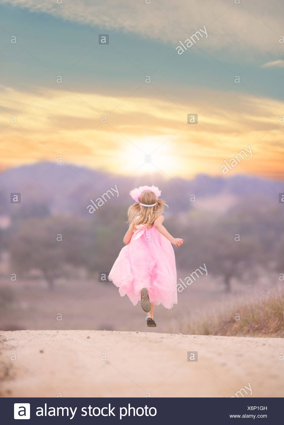 Girl Wearing Long Dress High Resolution Stock Photography and Images ...