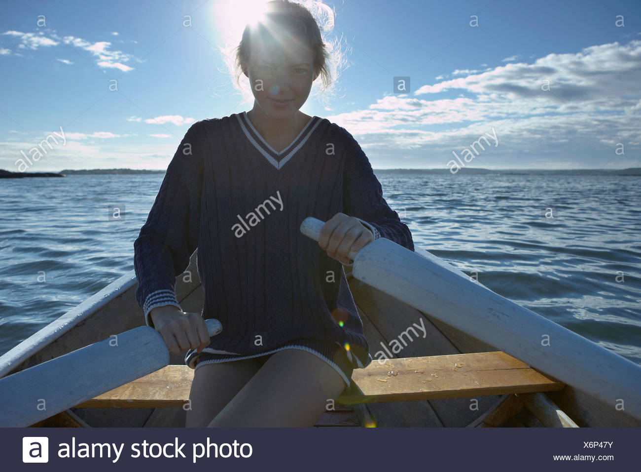 Woman Rowing Boat Stock Photos & Woman Rowing Boat Stock Images - Alamy