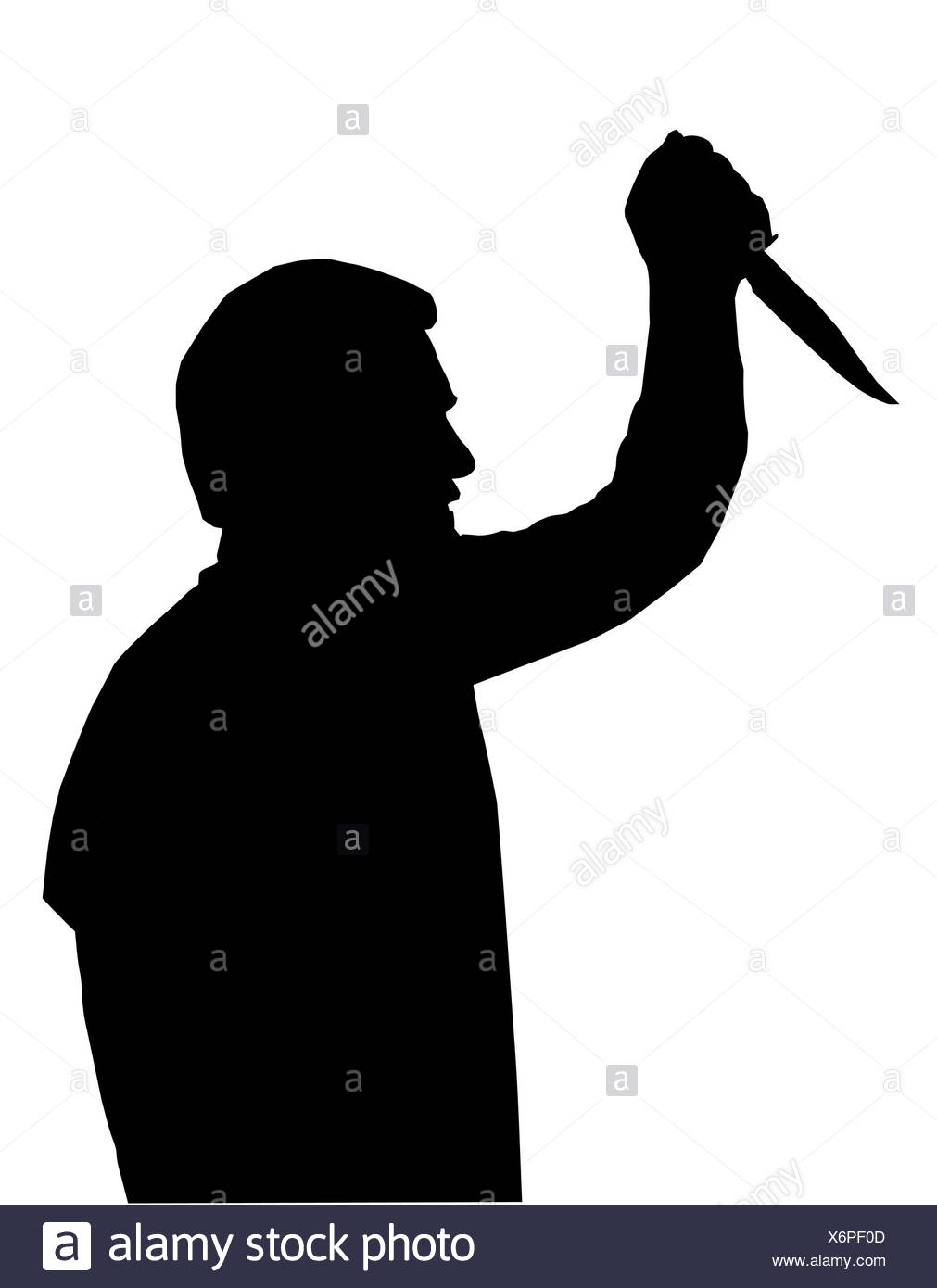 Violent Man Silhouette Stock Photos & Violent Man Silhouette Stock ...