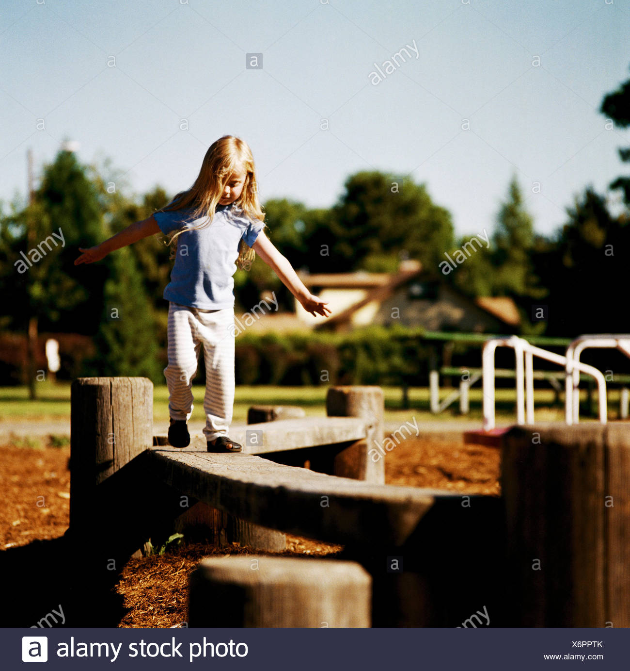 Balance Beam Playground High Resolution Stock Photography and Images ...