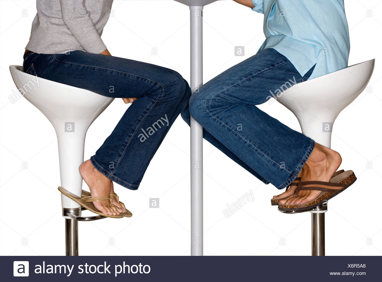 People Sitting On Stools Stock Photos & People Sitting On Stools Stock ...