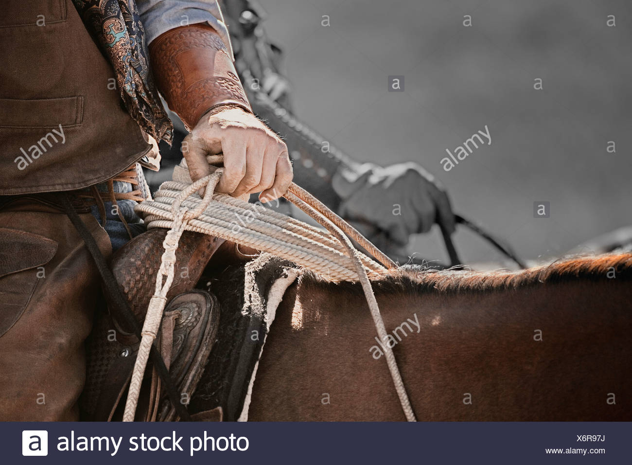 Cowboy With Lasso High Resolution Stock Photography and Images - Alamy
