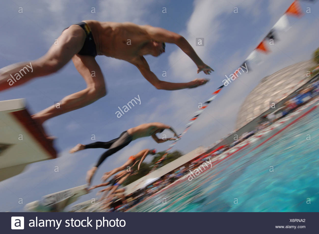 Swim Race Start Pool High Resolution Stock Photography and Images - Alamy