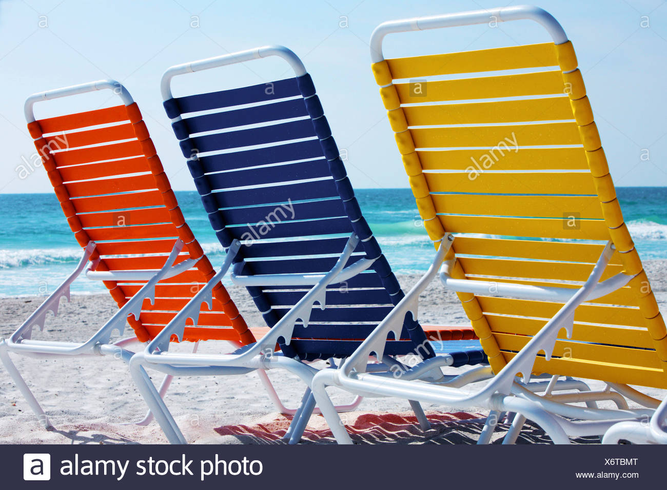 Red Beach Chair Ocean High Resolution Stock Photography and Images - Alamy