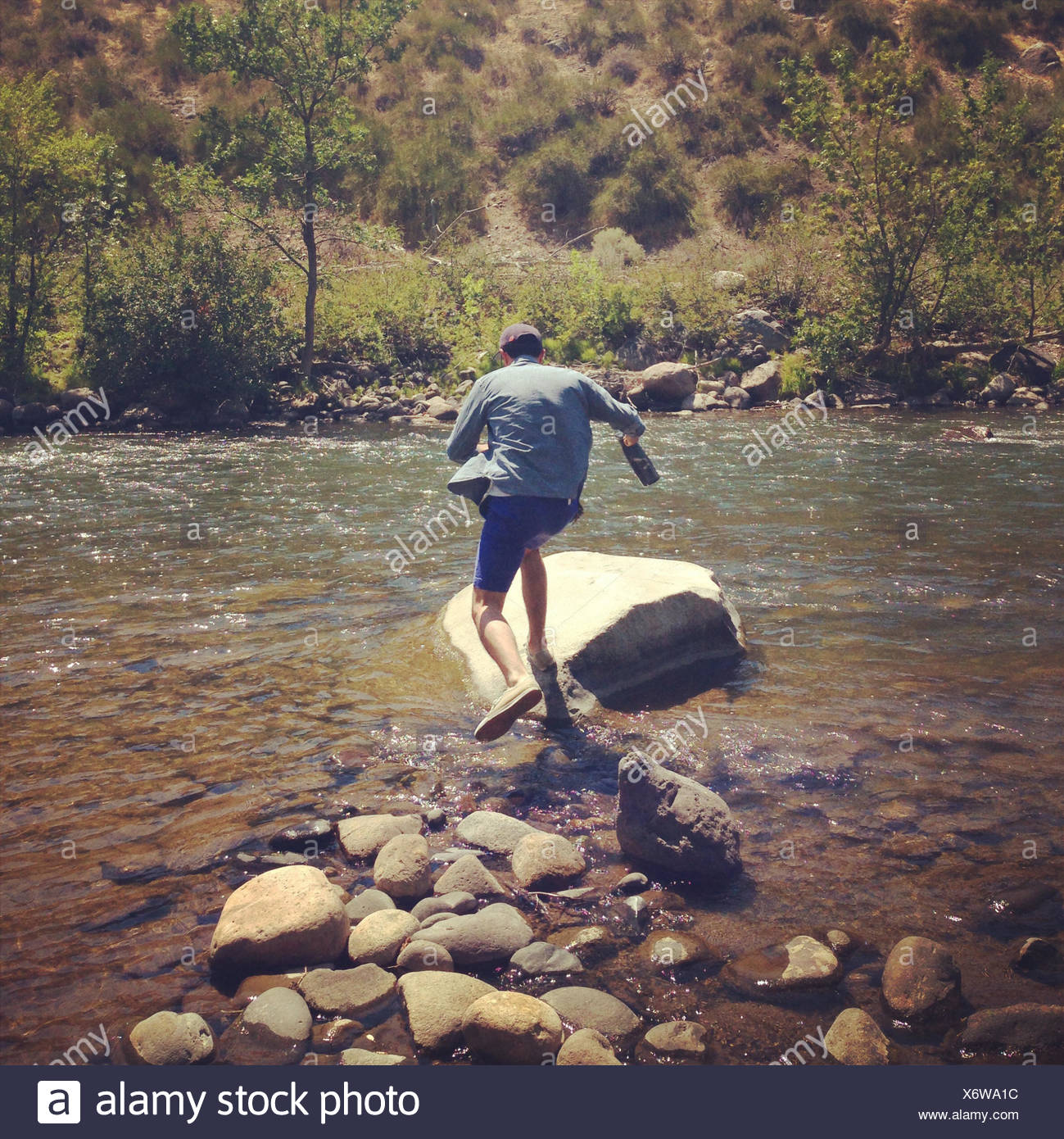 Jumping Rock High Resolution Stock Photography and Images - Alamy