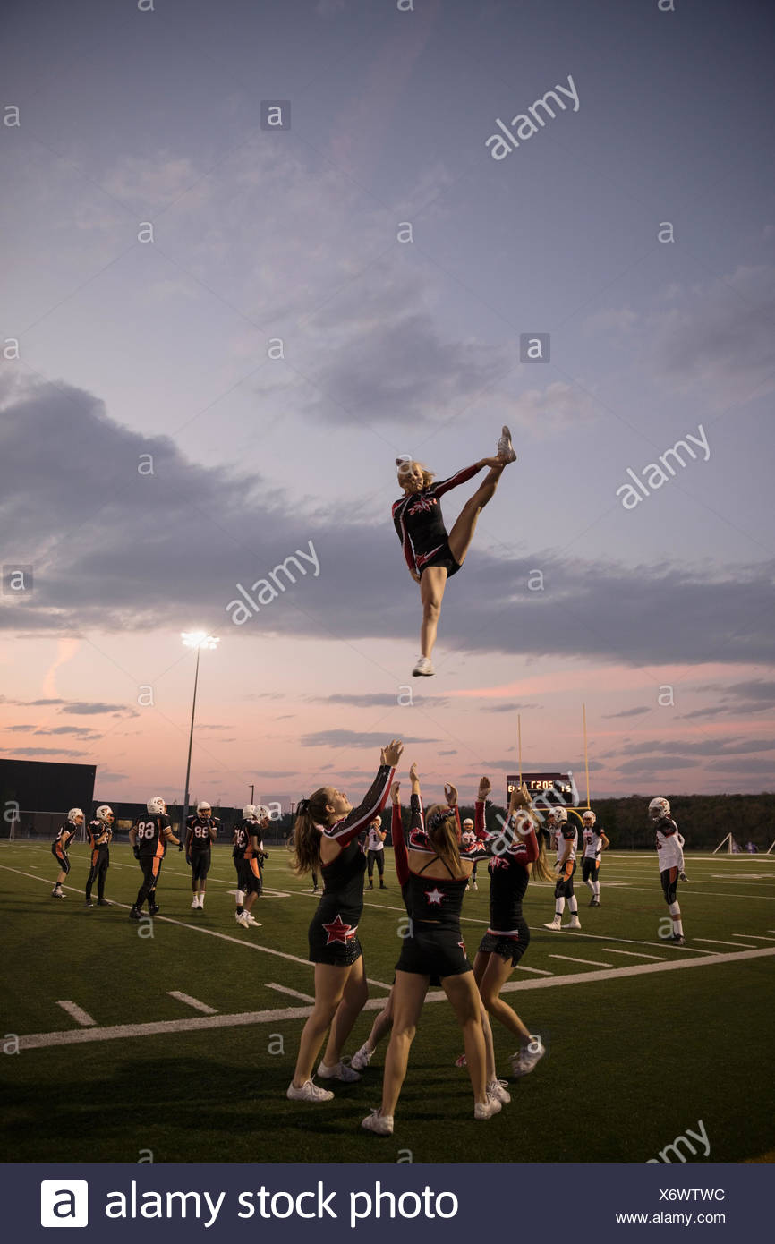 Black High School Cheerleader Stock Photos & Black High School ...