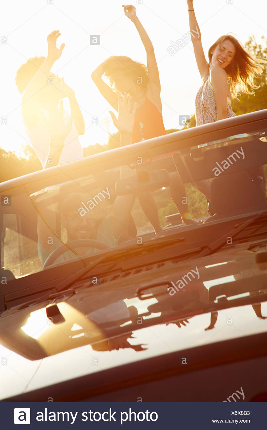 Women In Car Singing High Resolution Stock Photography and Images - Alamy