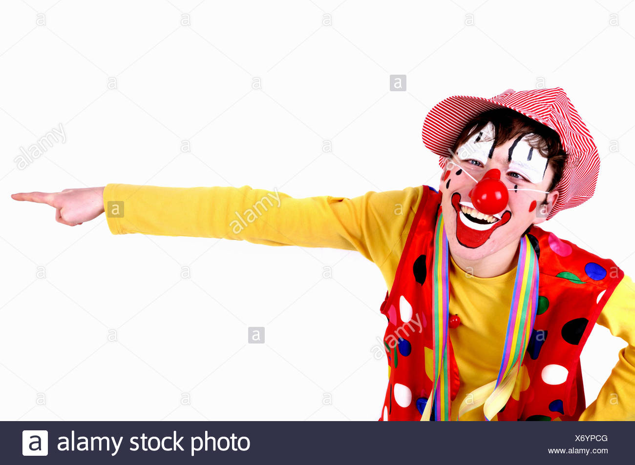 Clown Laughing And Pointing Stock Photos & Clown Laughing And Pointing ...