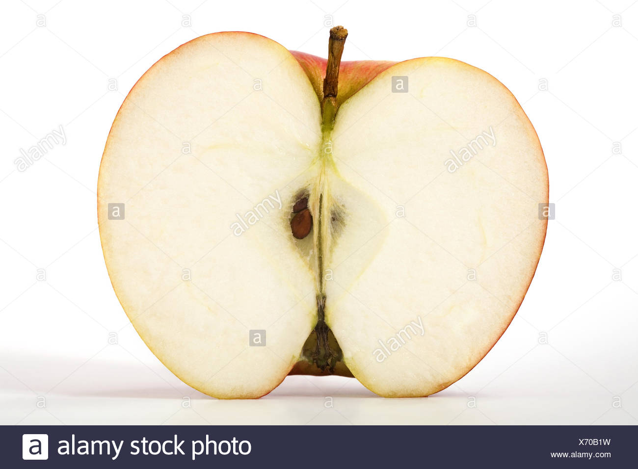 Apple Cut In Half High Resolution Stock Photography and Images - Alamy