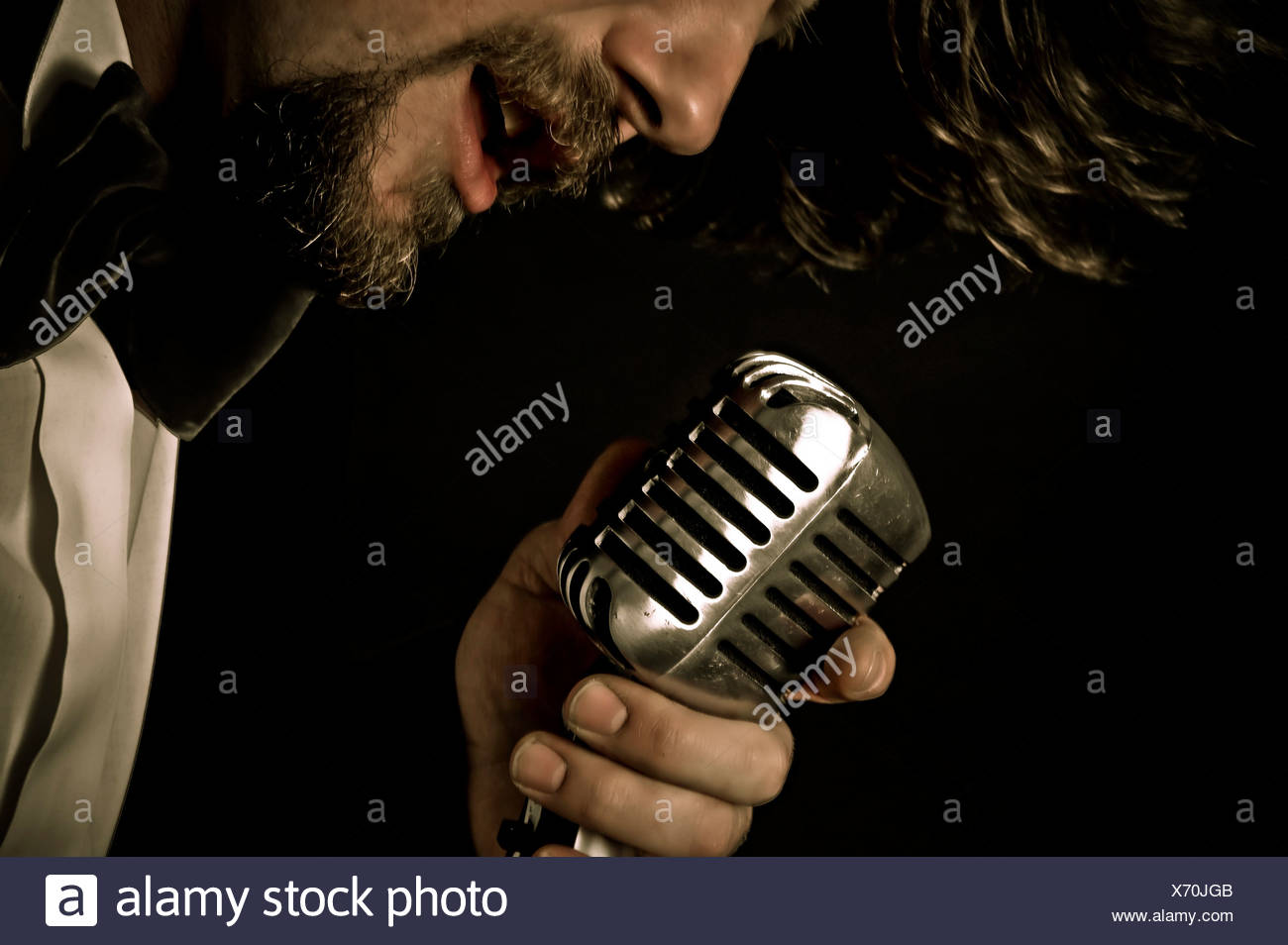 Old Fashioned Microphone High Resolution Stock Photography and Images ...